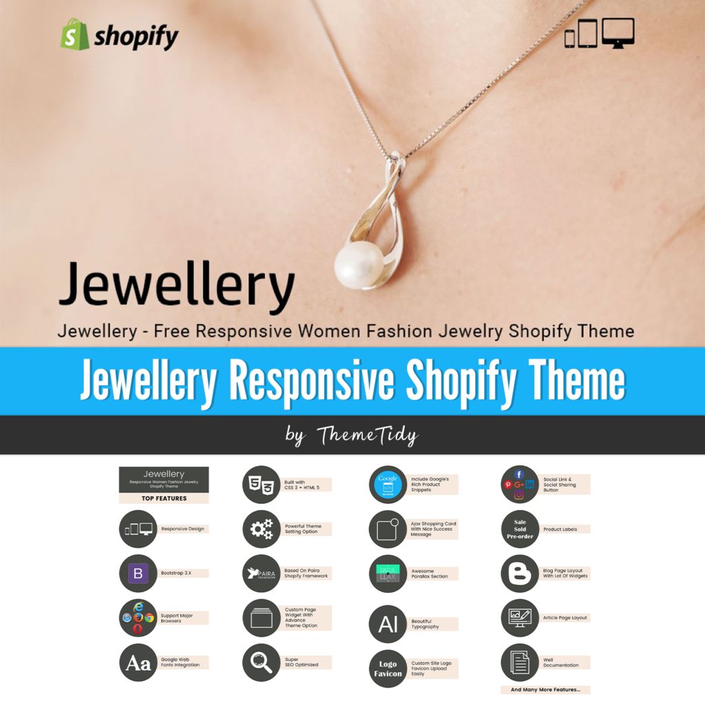 Jewellery Responsive Shopify Theme – MasterBundles