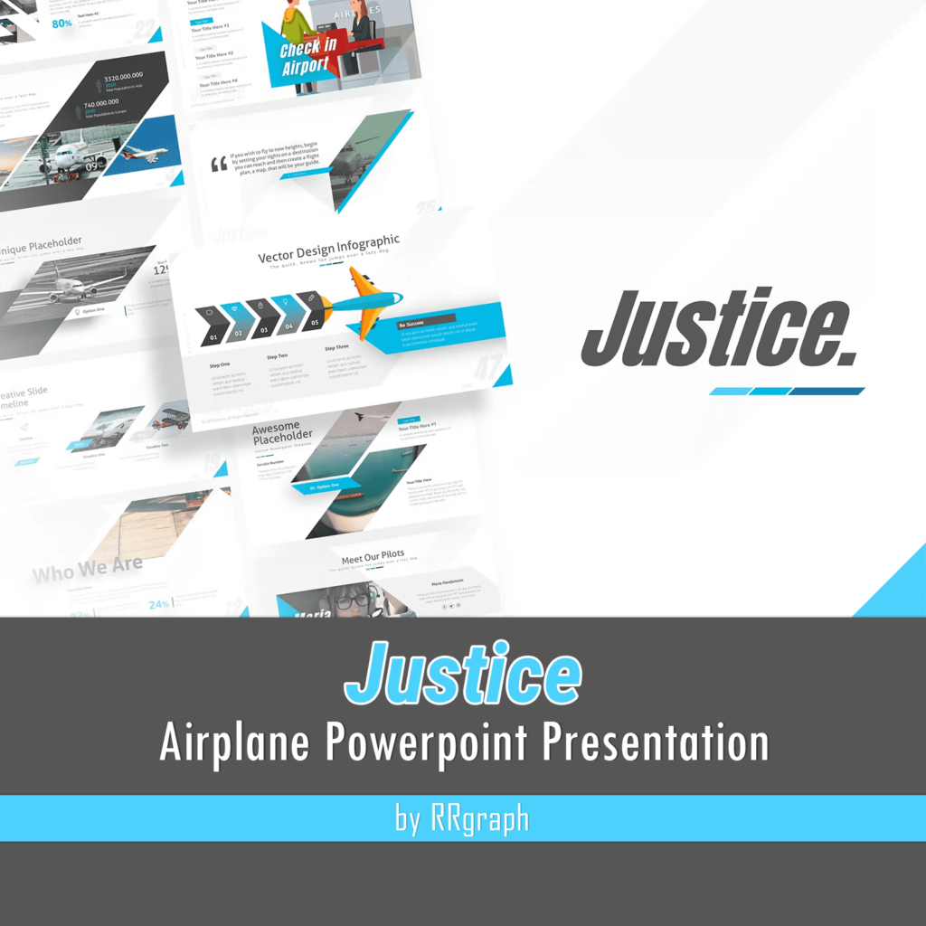 Justice - Airplane Powerpoint Presentation – MasterBundles