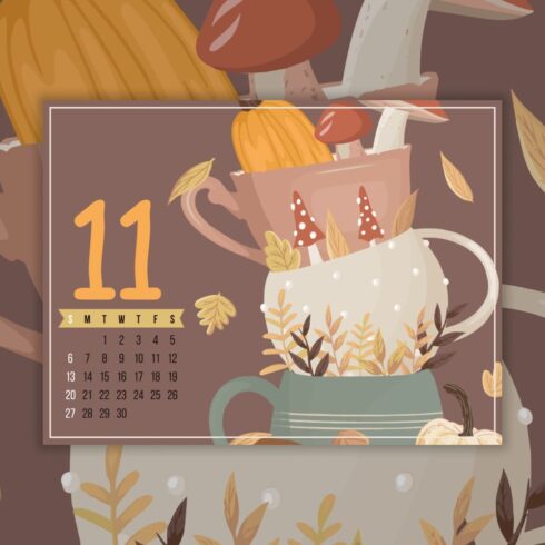 Free Lovely November Calendar | Master Bundles
