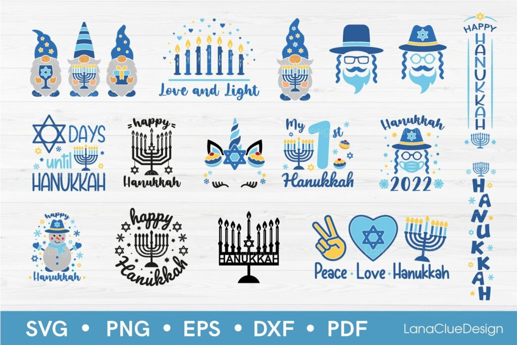 Hanukkah Bundle SVG - 16 Designs – MasterBundles