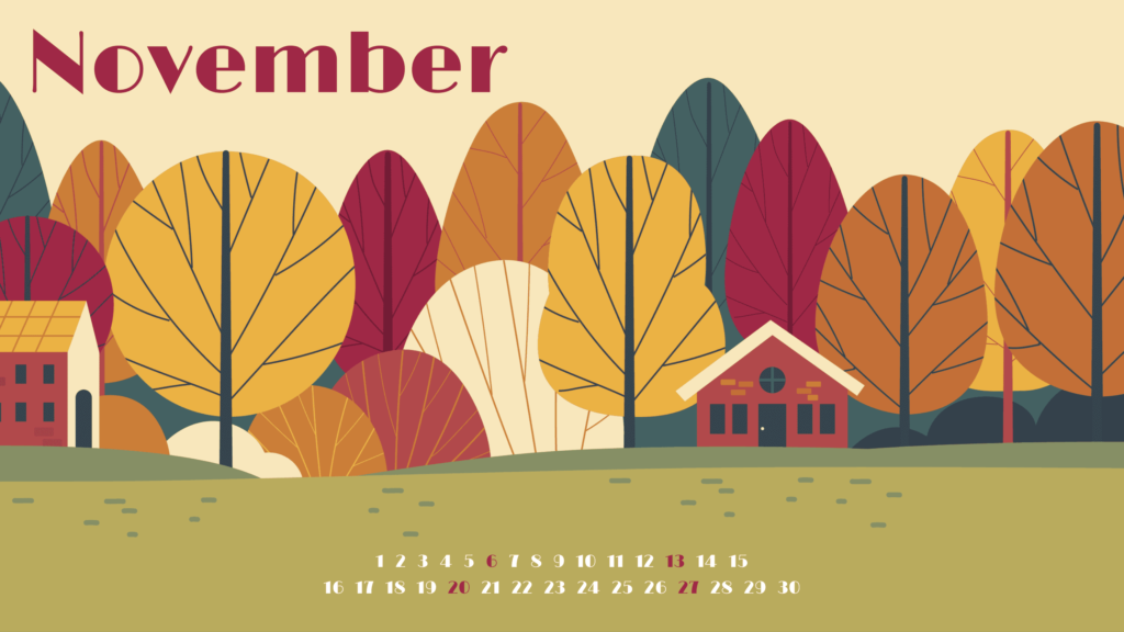 Free November Calendar – MasterBundles
