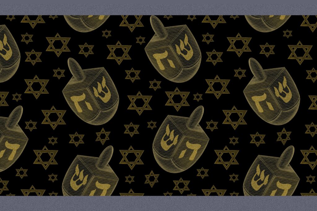 Hanukkah Trendy Seamless Pattern & Digital Paper – MasterBundles