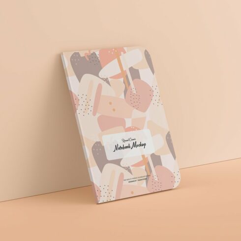 Round Corner Notebook Mockup – MasterBundles
