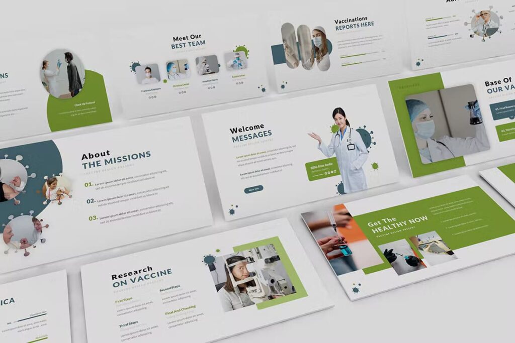 Vaccilabs Powerpoint Presentation Template – MasterBundles