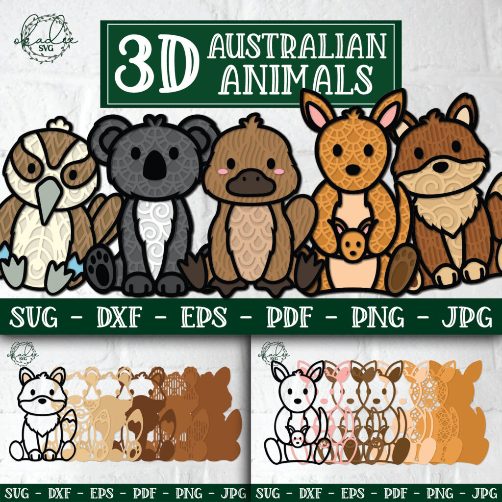 Australian Animals Clipart Watercolor – MasterBundles