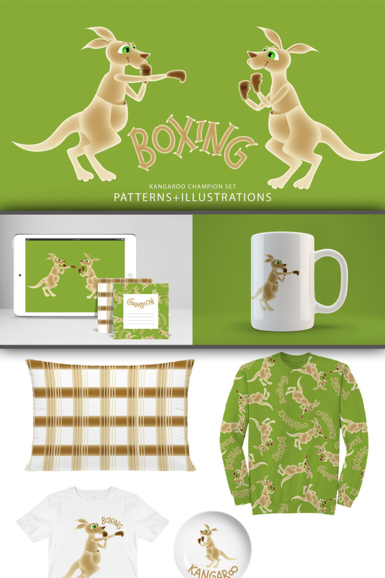 Kangaroo Boxing Set – MasterBundles