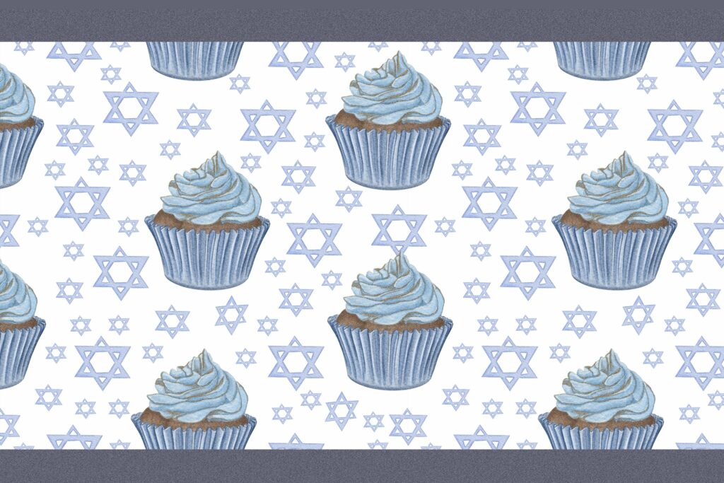 Hanukkah Trendy Seamless Pattern & Digital Paper – MasterBundles