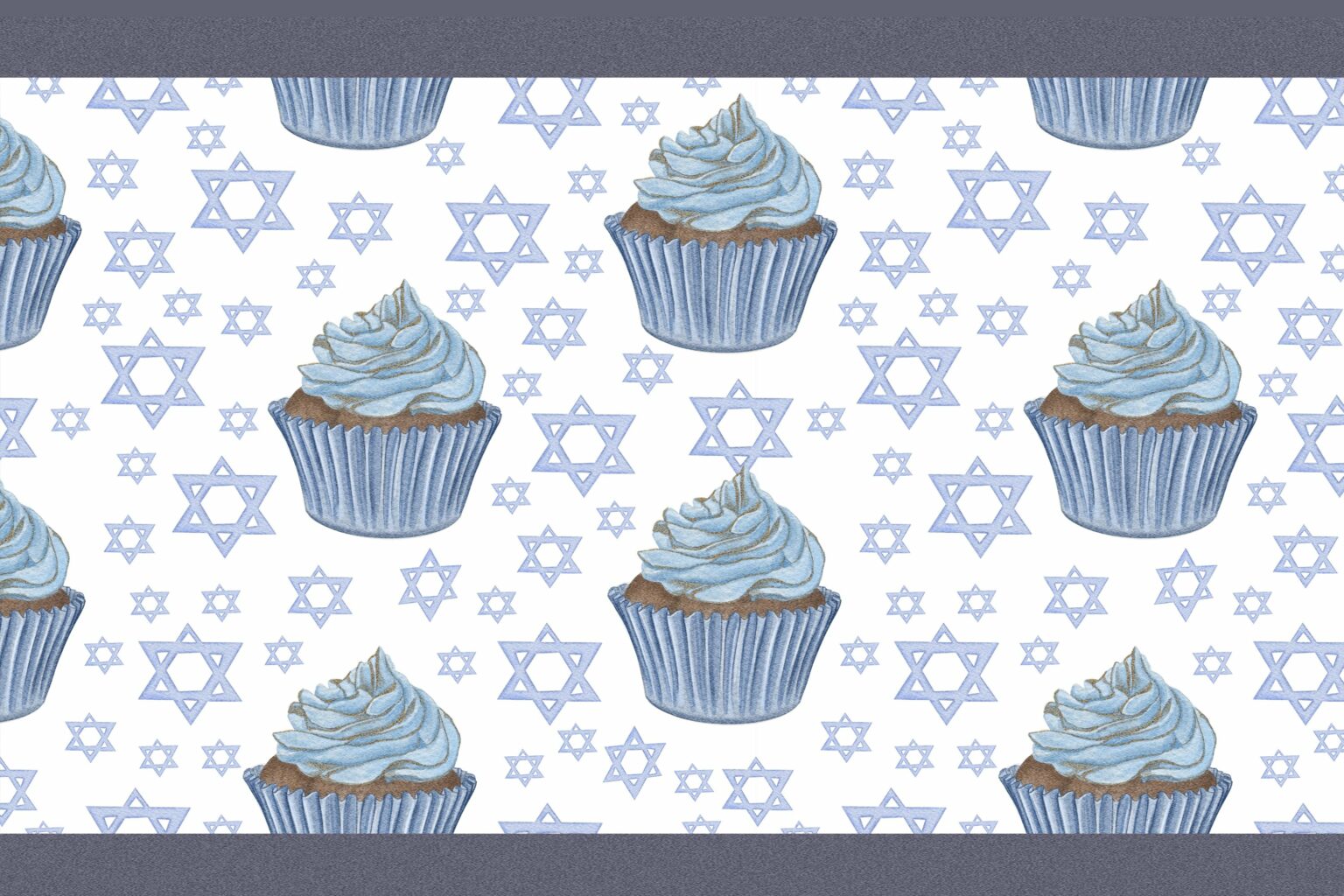Hanukkah Trendy Seamless Pattern & Digital Paper – MasterBundles