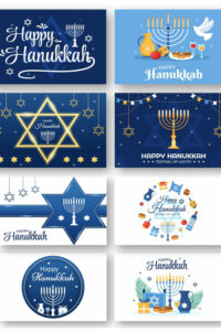 14 Happy Hanukkah Jewish Holiday Illustration – MasterBundles