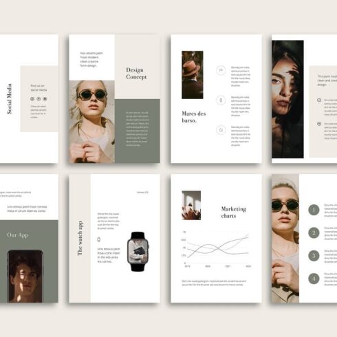 LORA - Vertical Keynote Template – MasterBundles