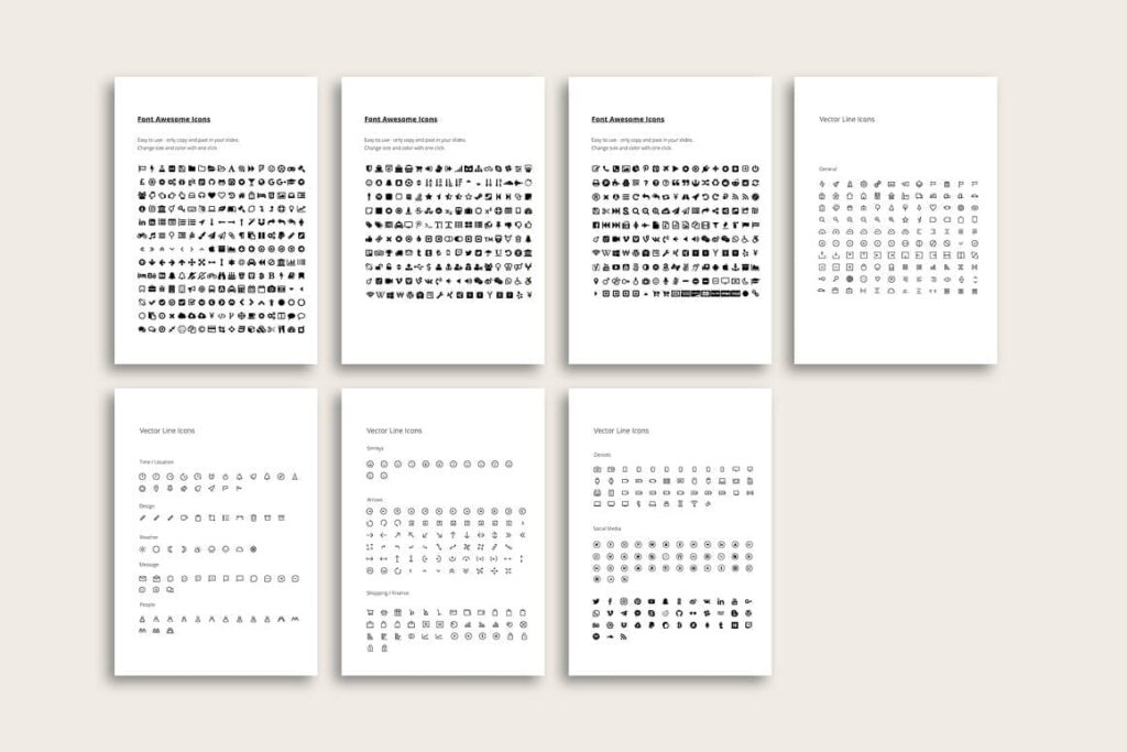 LORA - Vertical Keynote Template – MasterBundles