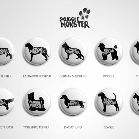 10 Dog Breeds Logos Design + Bonus | Master Bundles