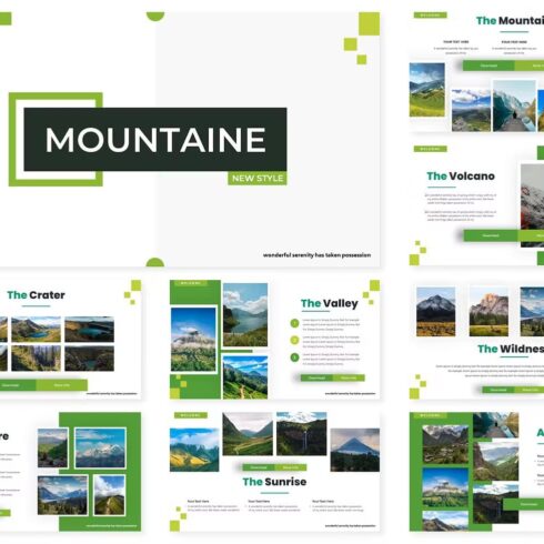 Mountaine Google Slides Template – MasterBundles