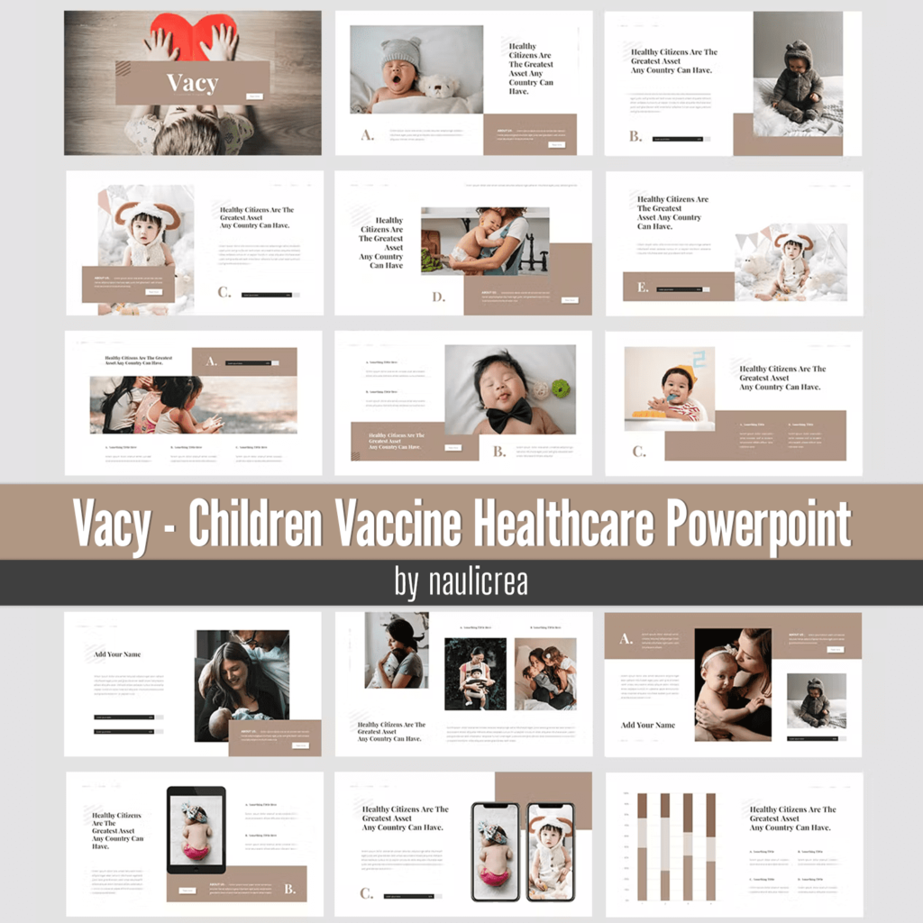 Vacy - Children Vaccine Healthcare Powerpoint – MasterBundles
