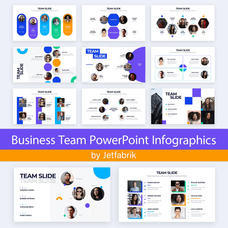 Business Team PowerPoint Infographics – MasterBundles