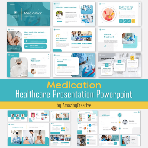 Medication - Healthcare Presentation Powerpoint – MasterBundles