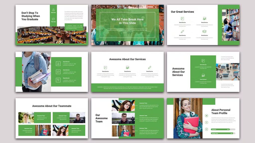 Cleva - University & Collage PowerPoint Template – MasterBundles