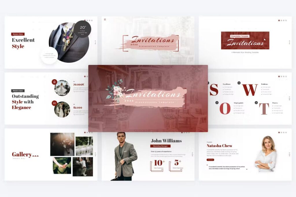 Invitations Event PowerPoint Template – MasterBundles
