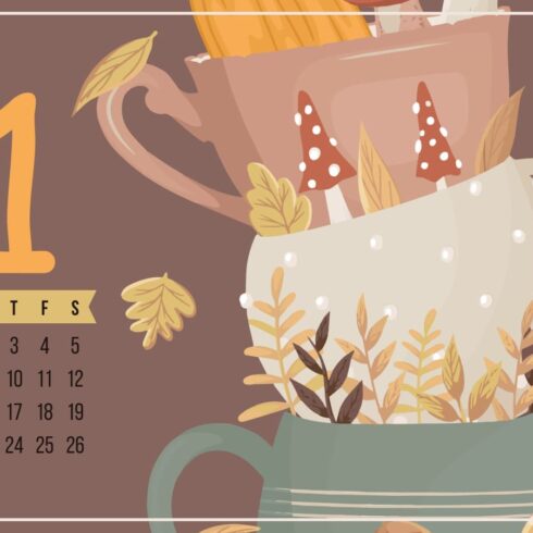 Free Lovely November Calendar | Master Bundles