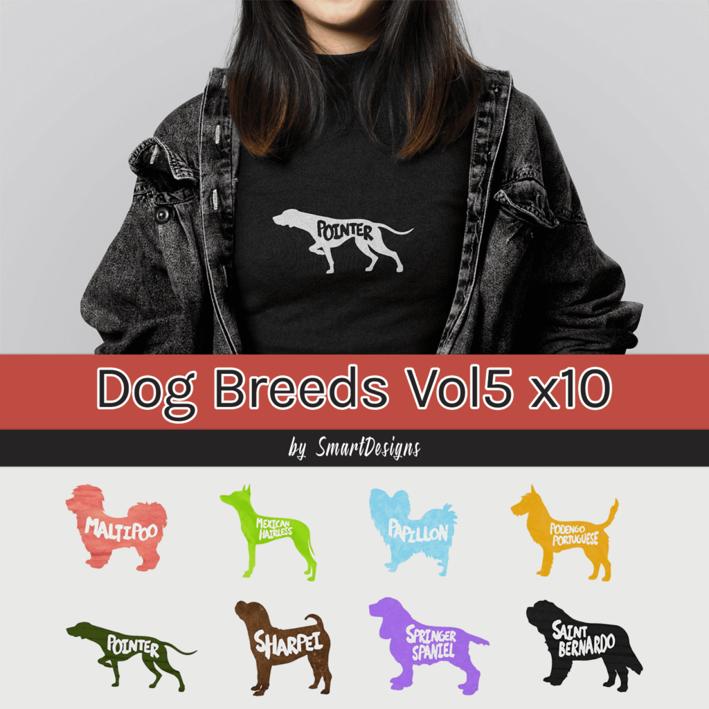 10 Dog Breeds Logos Vol.5 – MasterBundles