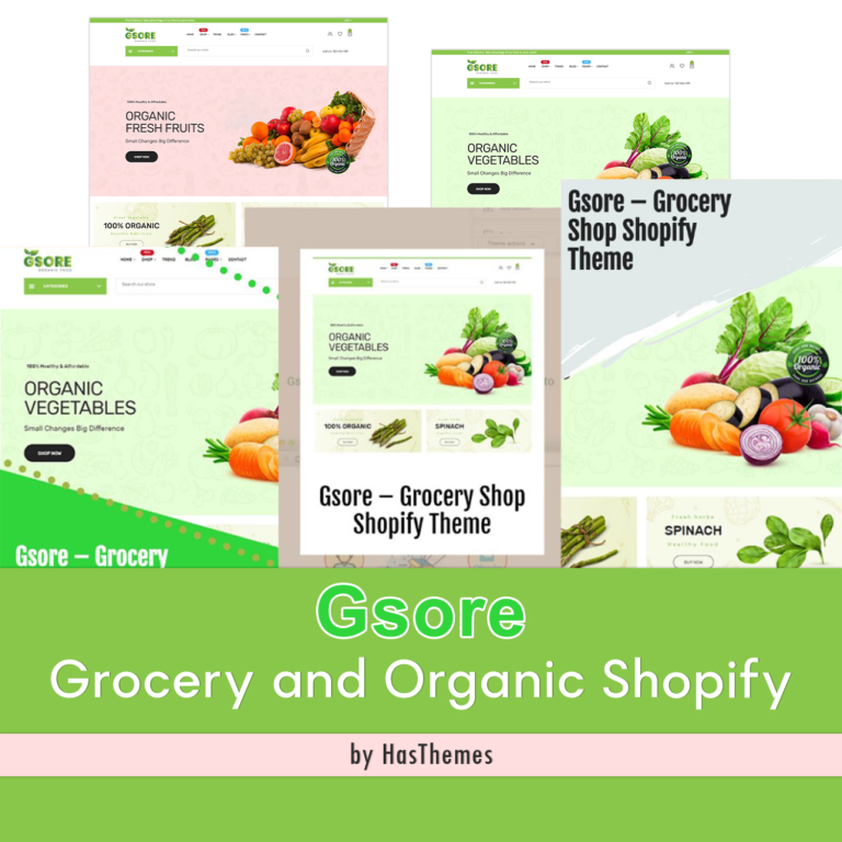 Grocery and Organic Shopify – Gsore – MasterBundles
