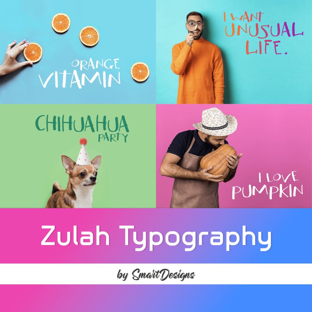 Zulah Typography Cheerful Font – MasterBundles