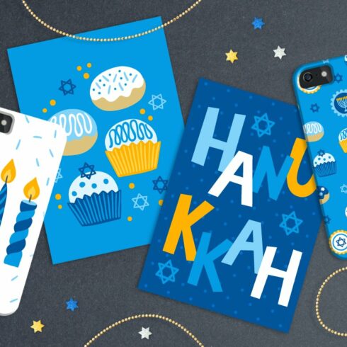 12 Hanukkah Cards & Bonus Patterns | Master Bundles