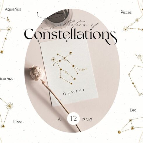 Zodiac Signs Constellation BUNDLE | Master Bundles