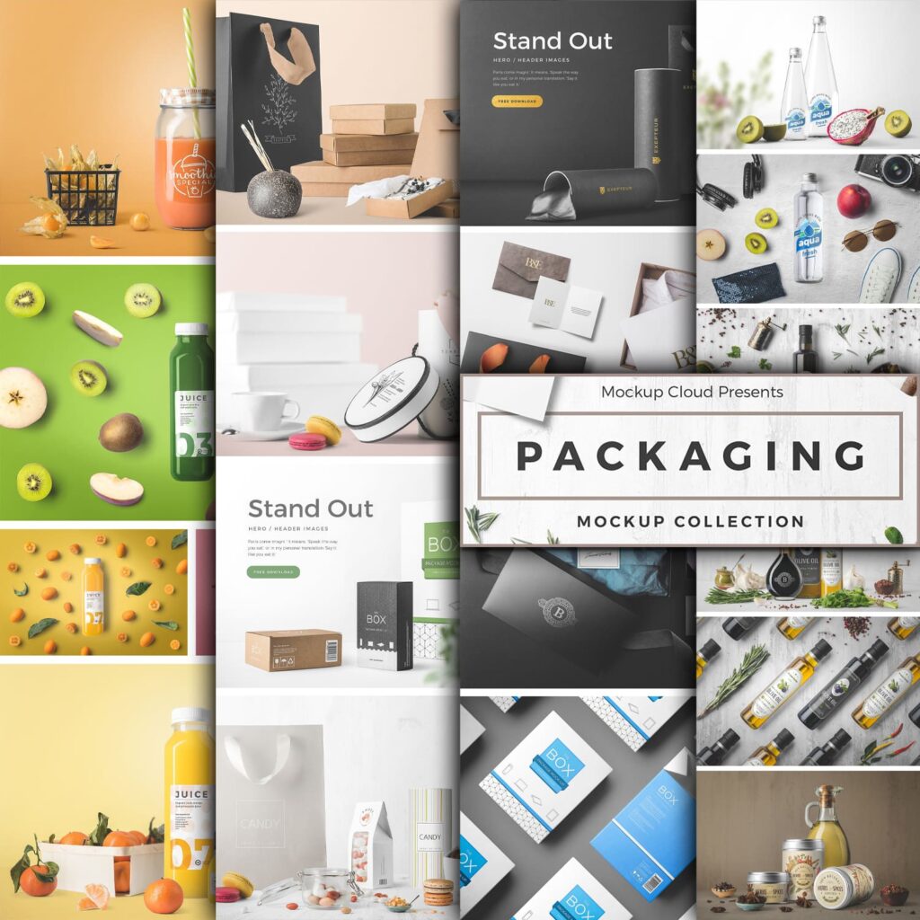 Packaging Mockup Collection – MasterBundles