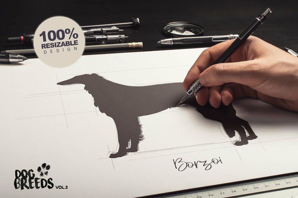 10 Dog Breeds Logos Vol.3 – MasterBundles