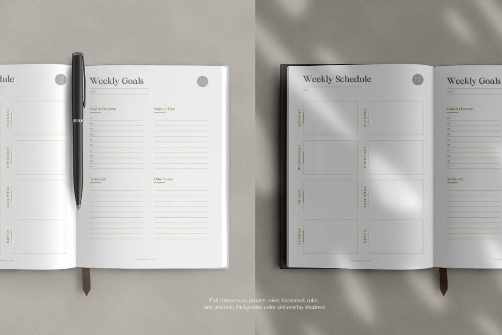 Minimal Notebook Mockups – MasterBundles
