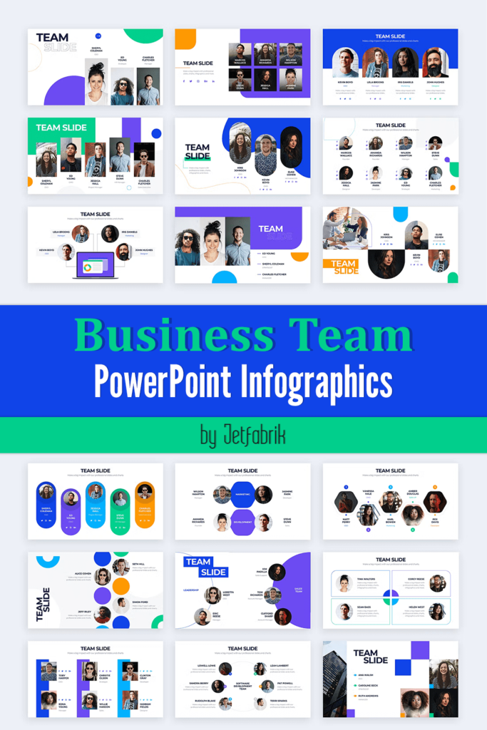 Business Team PowerPoint Infographics – MasterBundles