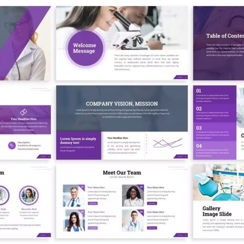 Medicine - Healthcare Powerpoint Template | Master Bundles