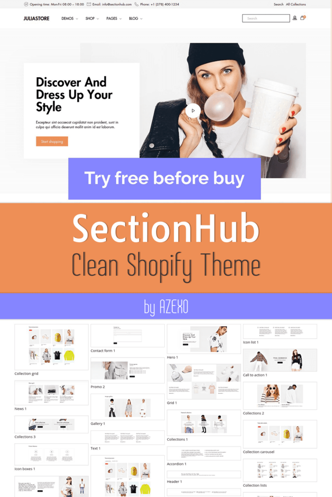 SectionHub - Clean Shopify Theme – MasterBundles