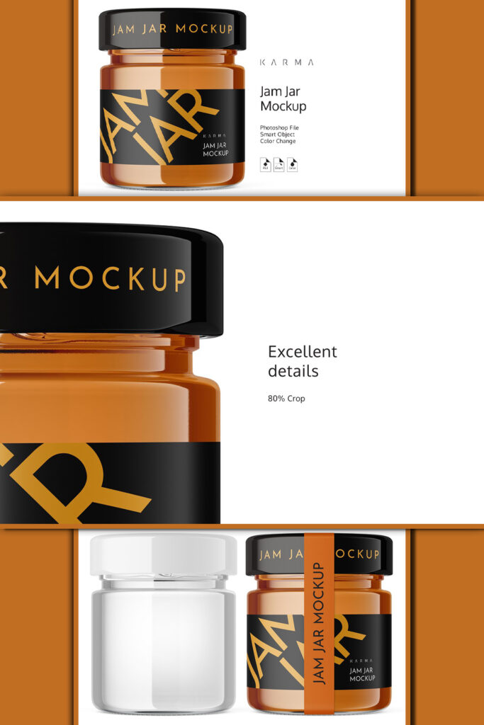 Jar Jam Mockup – MasterBundles