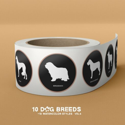 10 Dog Breeds Logos Vol.6 – MasterBundles