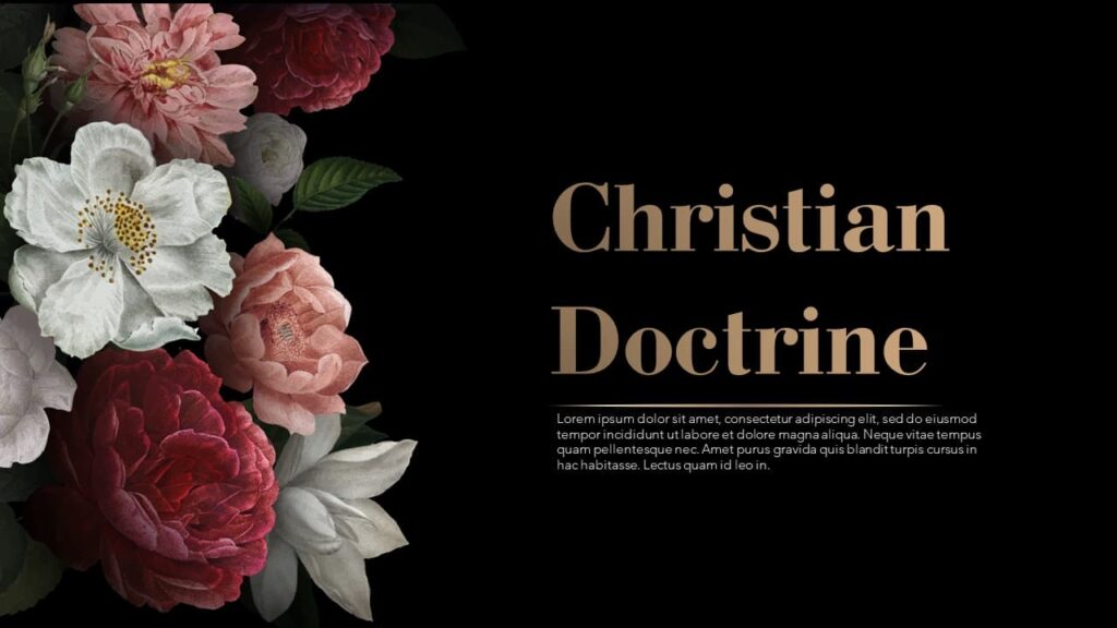 Christian Doctrine Powerpoint Template – MasterBundles