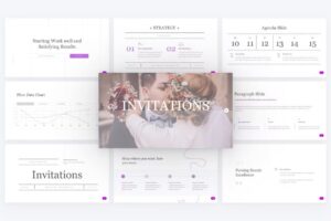 Invitations Simple PowerPoint Template | Master Bundles
