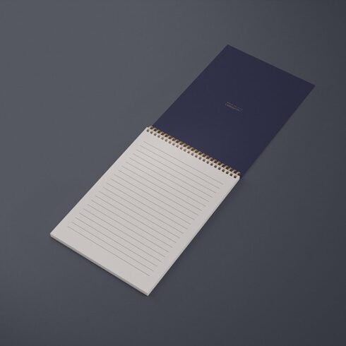 A4 Vertical Spiral Notebook Mockup – MasterBundles