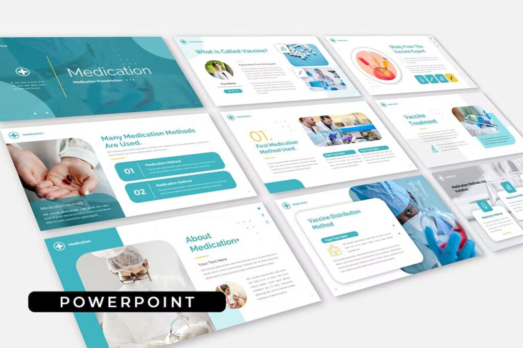 Medication - Healthcare Presentation Powerpoint – MasterBundles