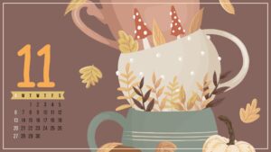 Free Lovely November Calendar – MasterBundles