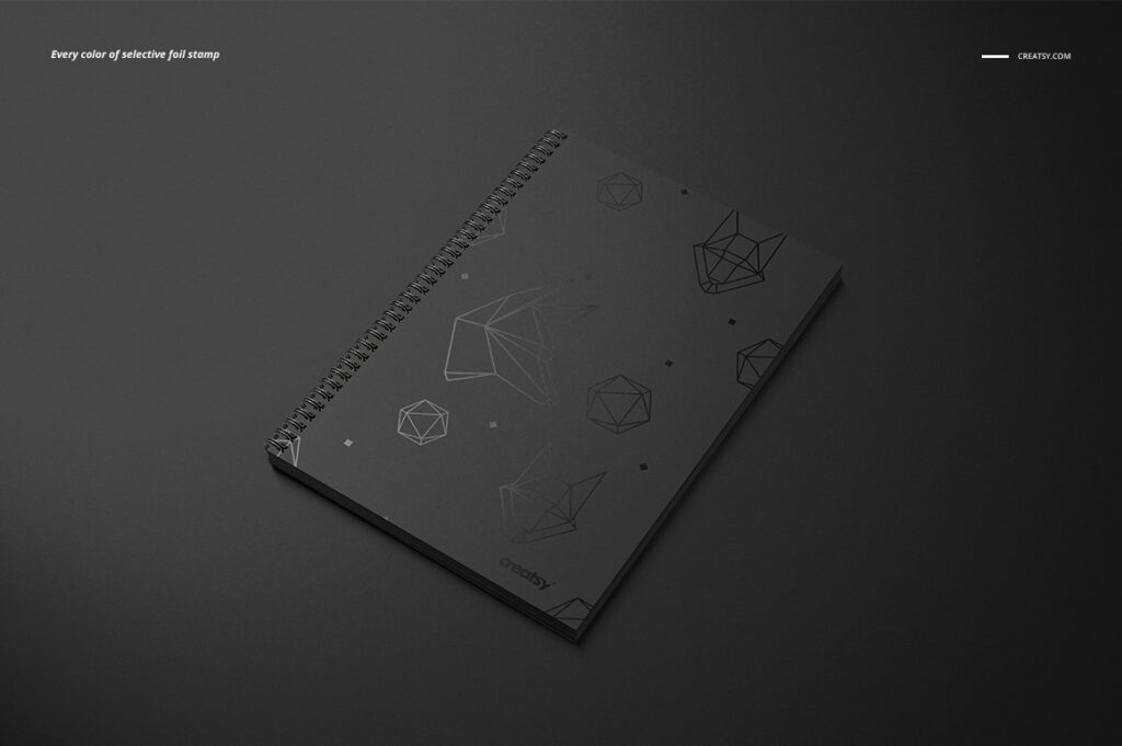 A4 Notebook Mockup Set (Square Holes) – MasterBundles