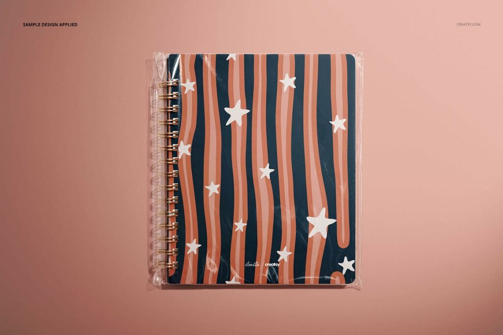 Little Coiled Notebook Mockup Set – MasterBundles