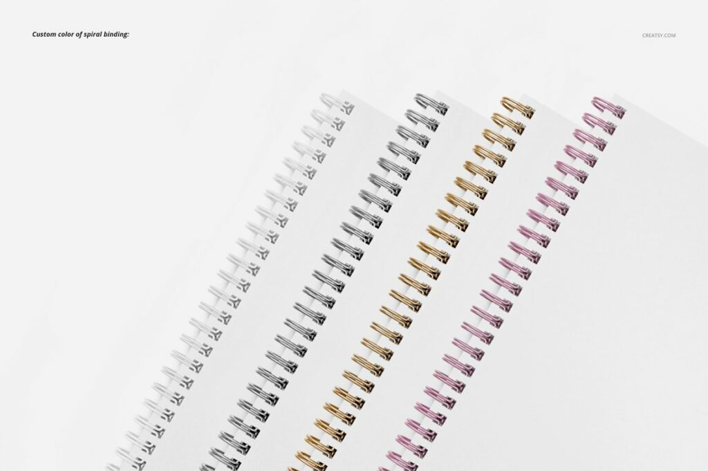 A4 Vertical Spiral Notebook Mockup – MasterBundles