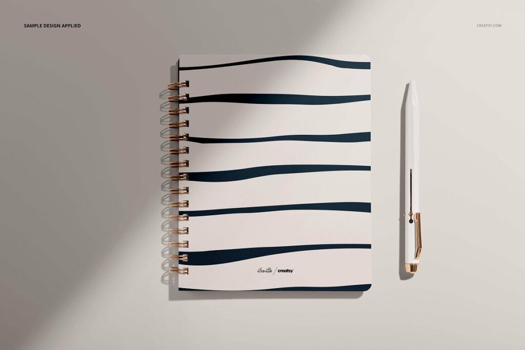 Little Coiled Notebook Mockup Set – MasterBundles
