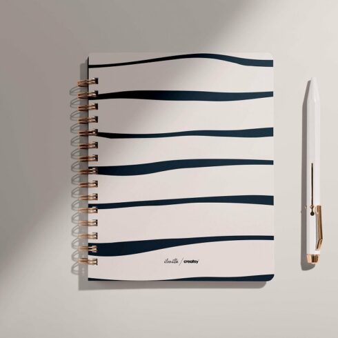 Little Coiled Notebook Mockup Set | MasterBundles