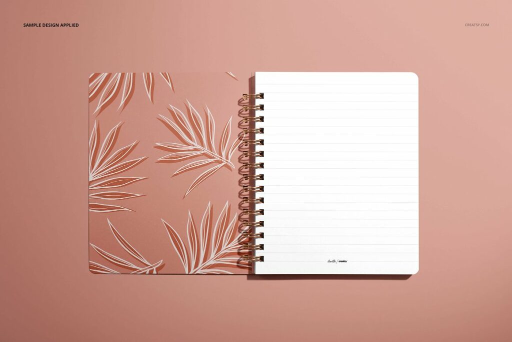 Little Coiled Notebook Mockup Set – MasterBundles