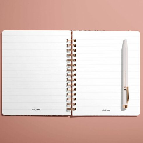 Little Coiled Notebook Mockup Set | MasterBundles