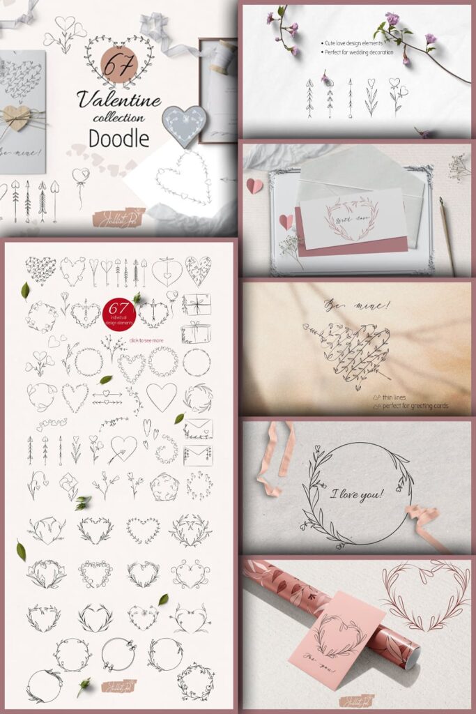 Valentine's Doodle – MasterBundles