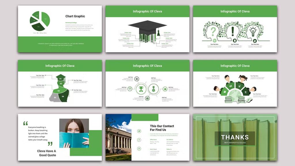 Cleva - University & Collage PowerPoint Template – MasterBundles